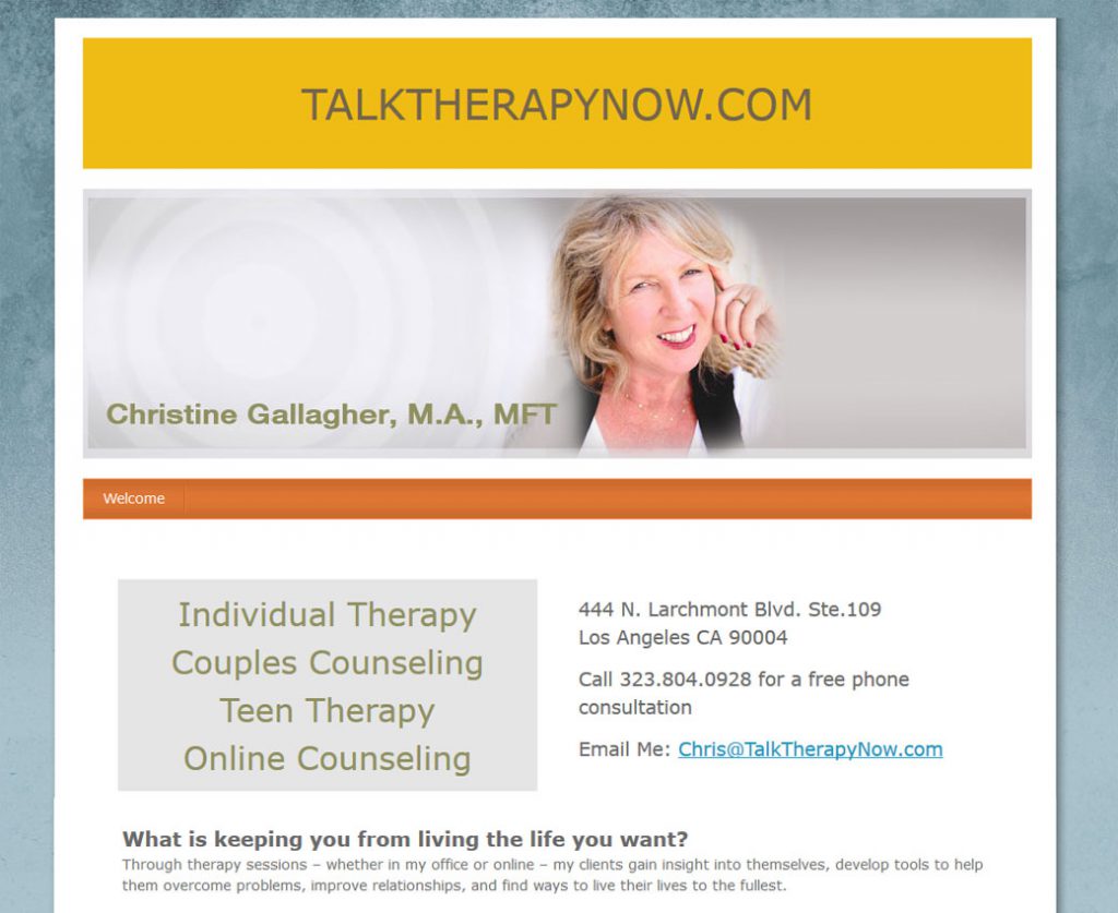 Talk Therapy Now | LA Netclinic